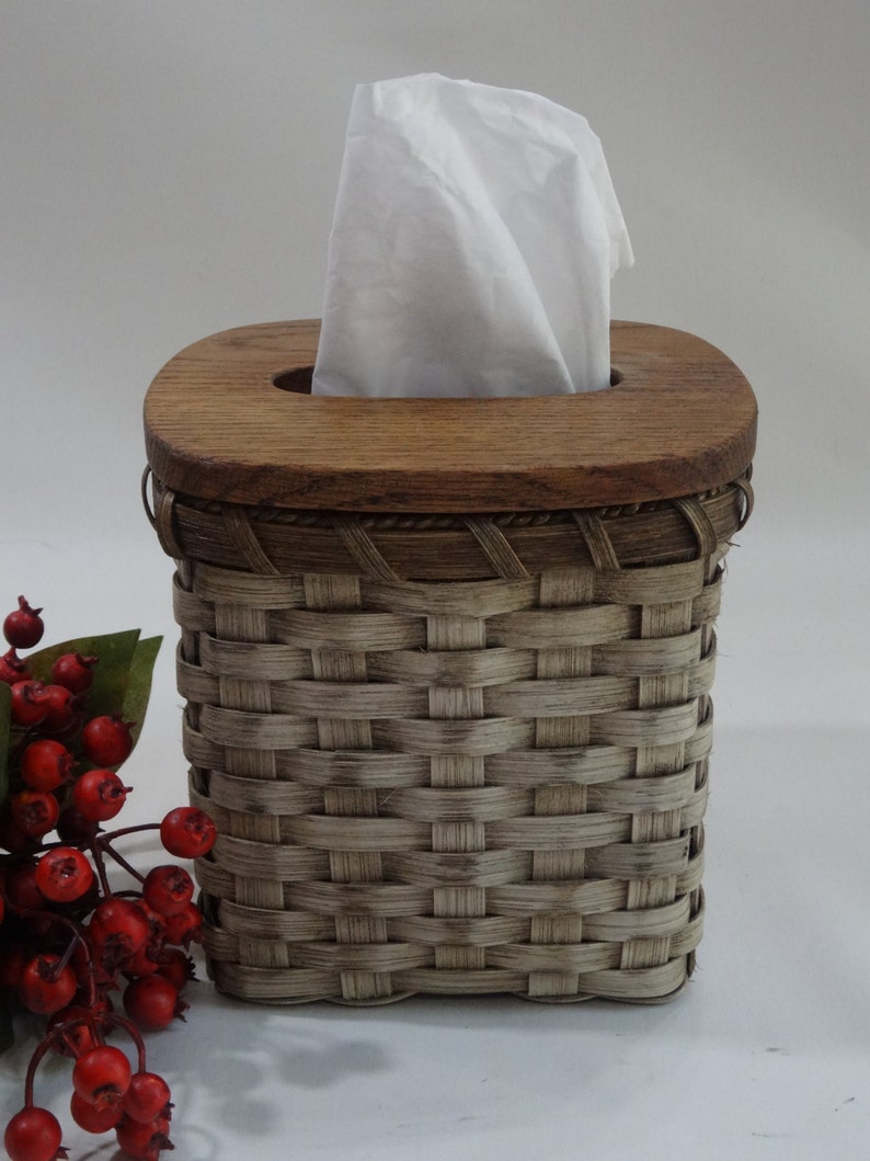 Tissue Basket /tissue Cover-tissue Box-primitive | Etsy