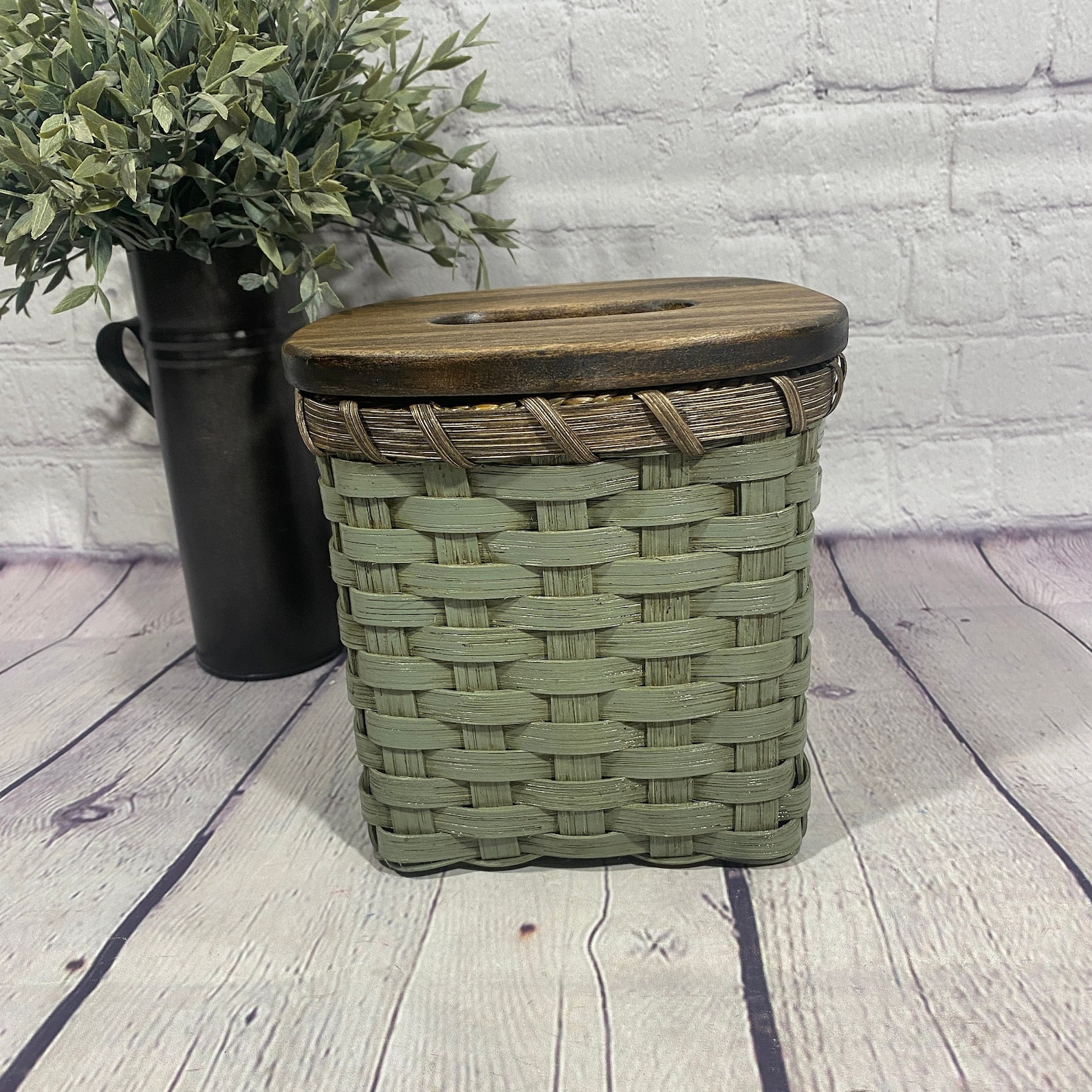 Tissue Basket-tissue Box-handwoven Basket - Etsy