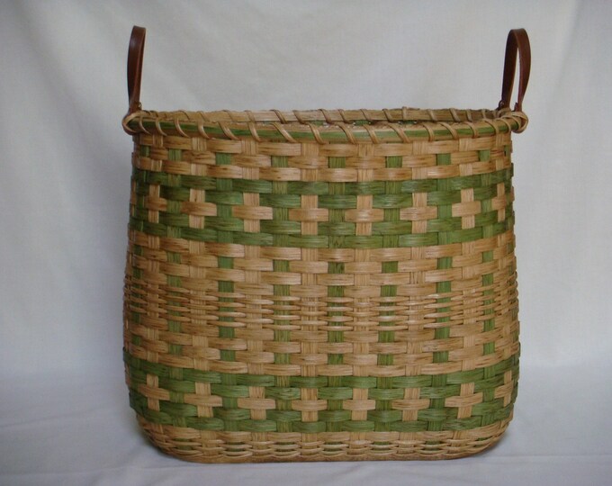 Storage Basket-oval Green-reduced 20% - Etsy