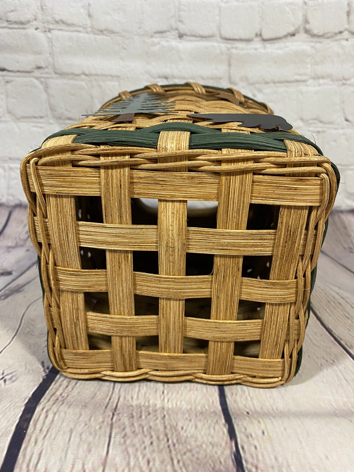 Tissue Basket-bear / Tissue Box / Tissue Cover / Handwoven - Etsy