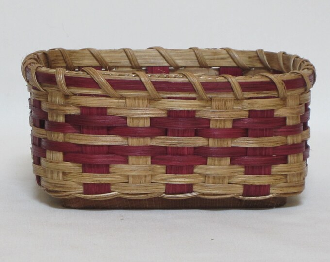 Napkin Basket-handwoven Basket-square Basket - Etsy