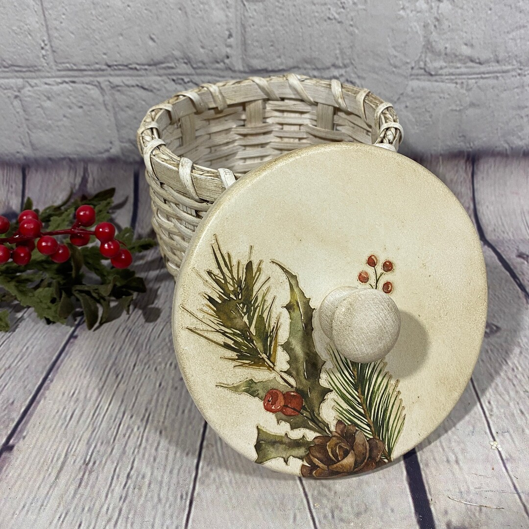 Sale:trinket Basket-small Storage Basket-christmas - Etsy