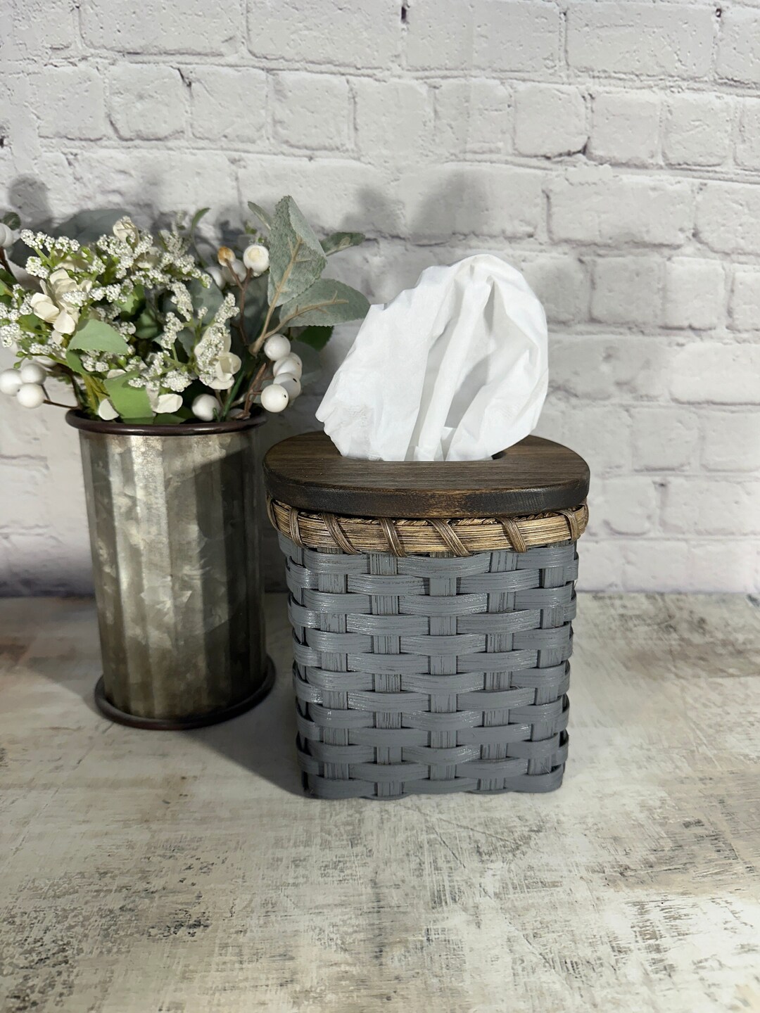 Tissue Basket /tissue Cover-tissue Box-primitive Style - Etsy