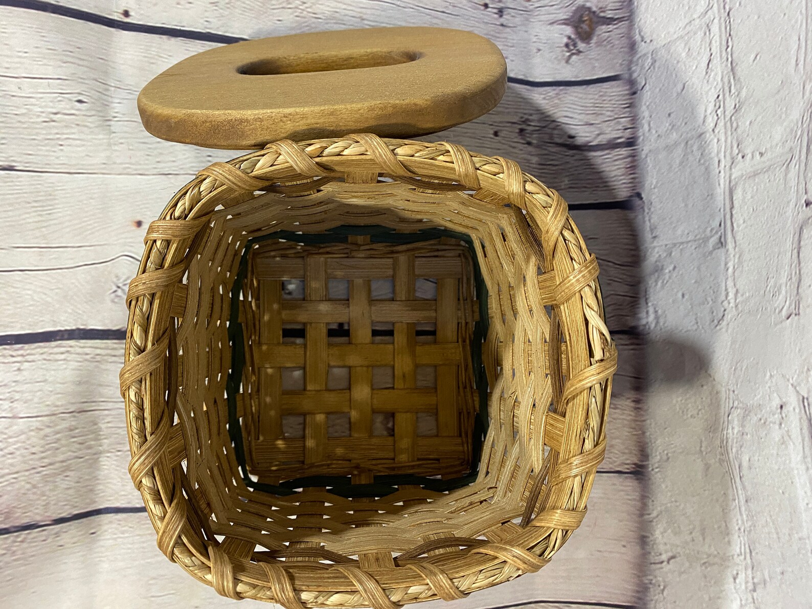 Tissue Basket-moose Tissue Box Handwoven Basket - Etsy