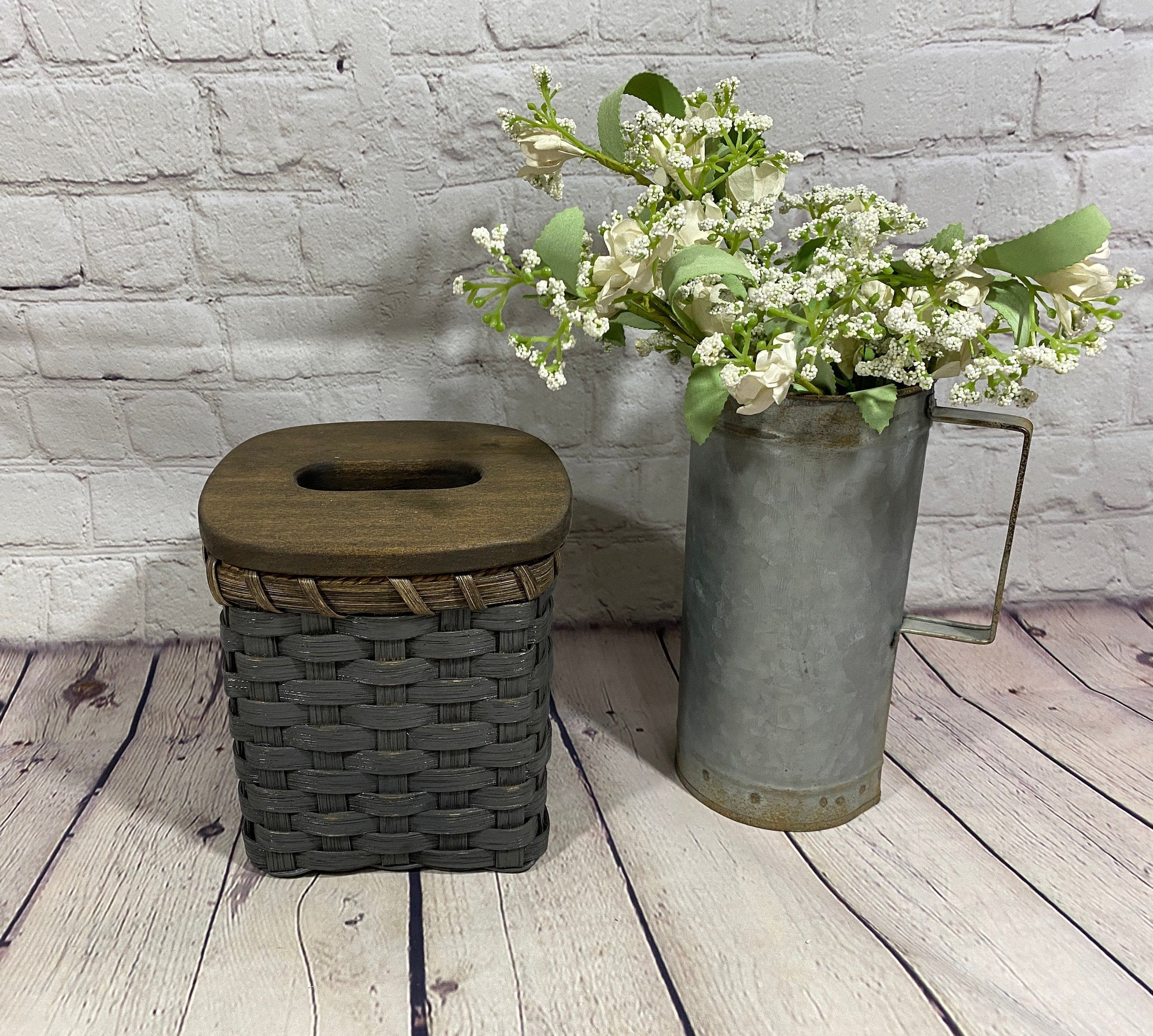 Tissue Basket /tissue Cover-tissue Box-primitive Style | Etsy