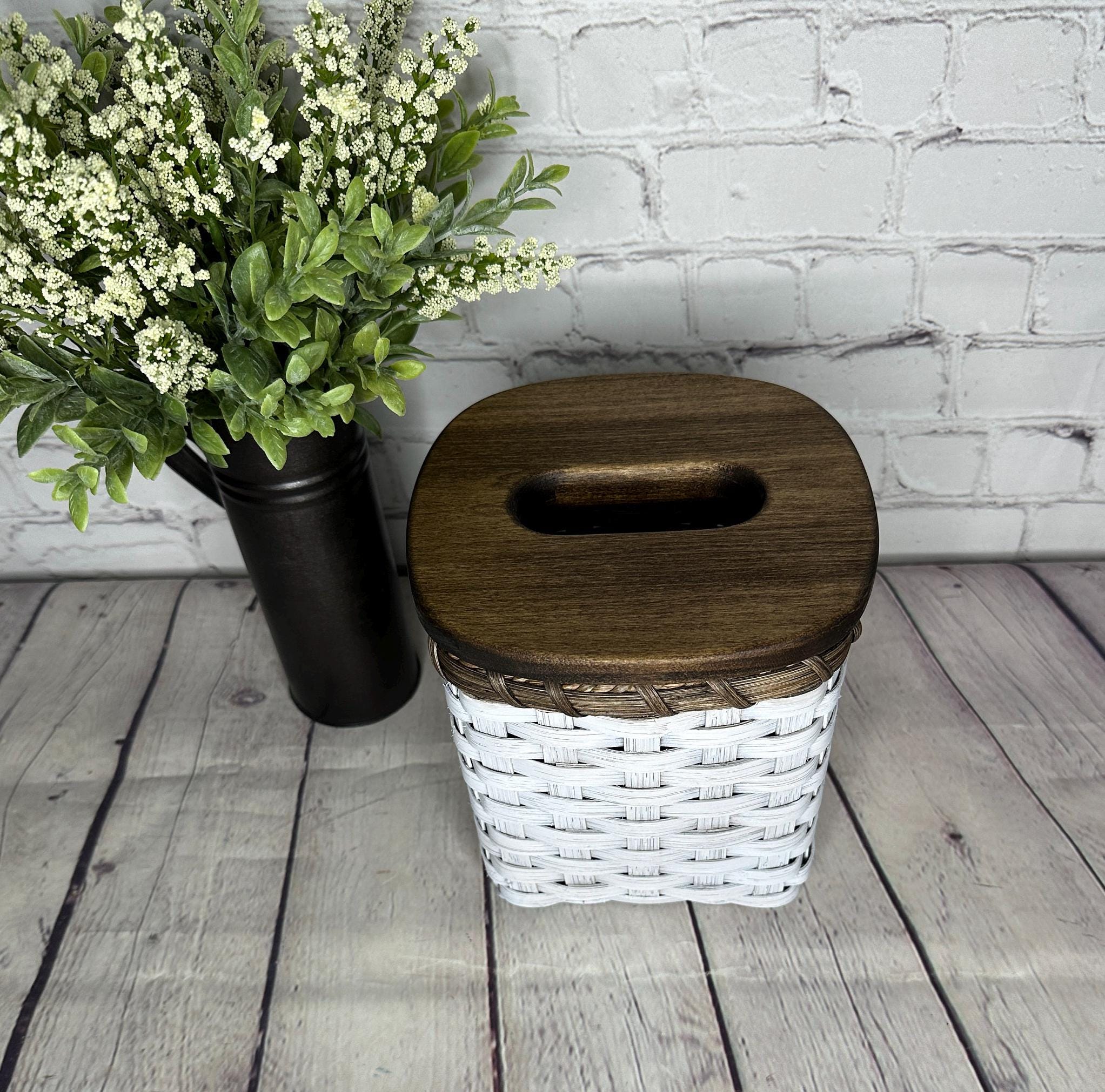 Tissue Basket /tissue Cover-tissue Box-primitive Style-handwoven Basket ...