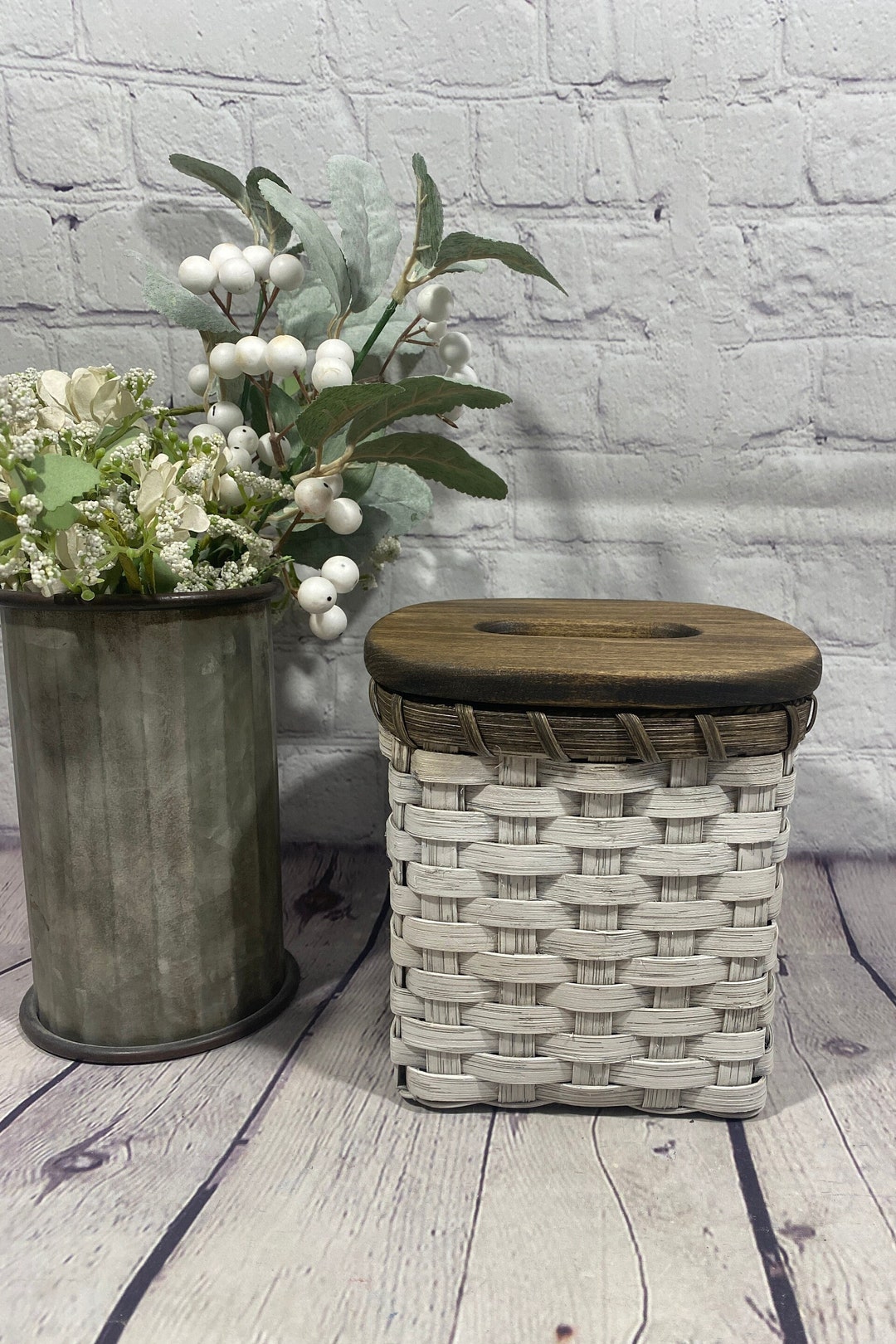 Tissue Basket /tissue Cover-tissue Box-primitive - Etsy