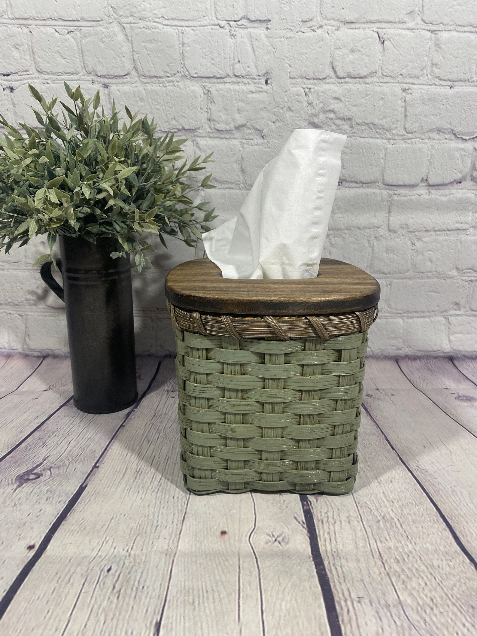 Tissue Basket-tissue Box-handwoven Basket - Etsy