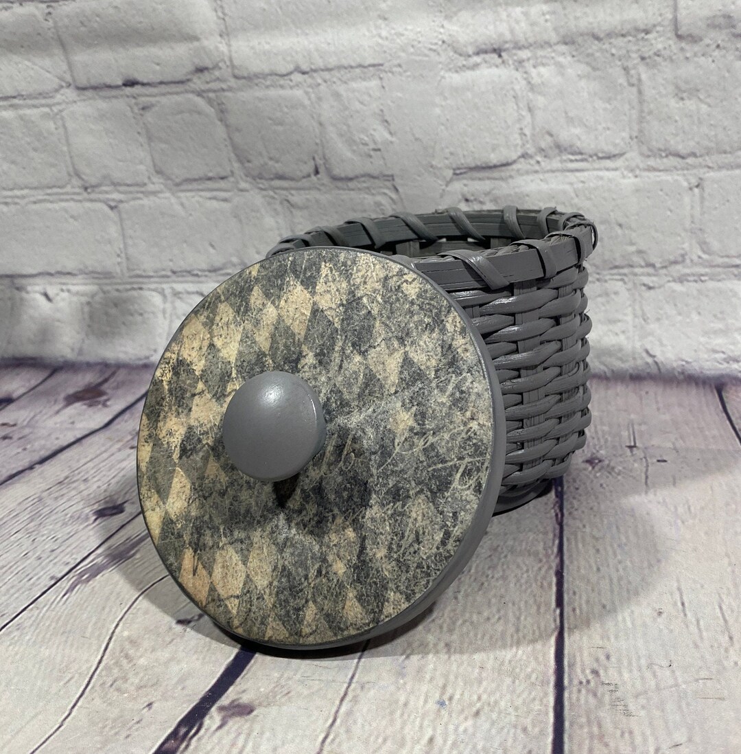 Trinket Basket-small Storage Basket-gray - Etsy
