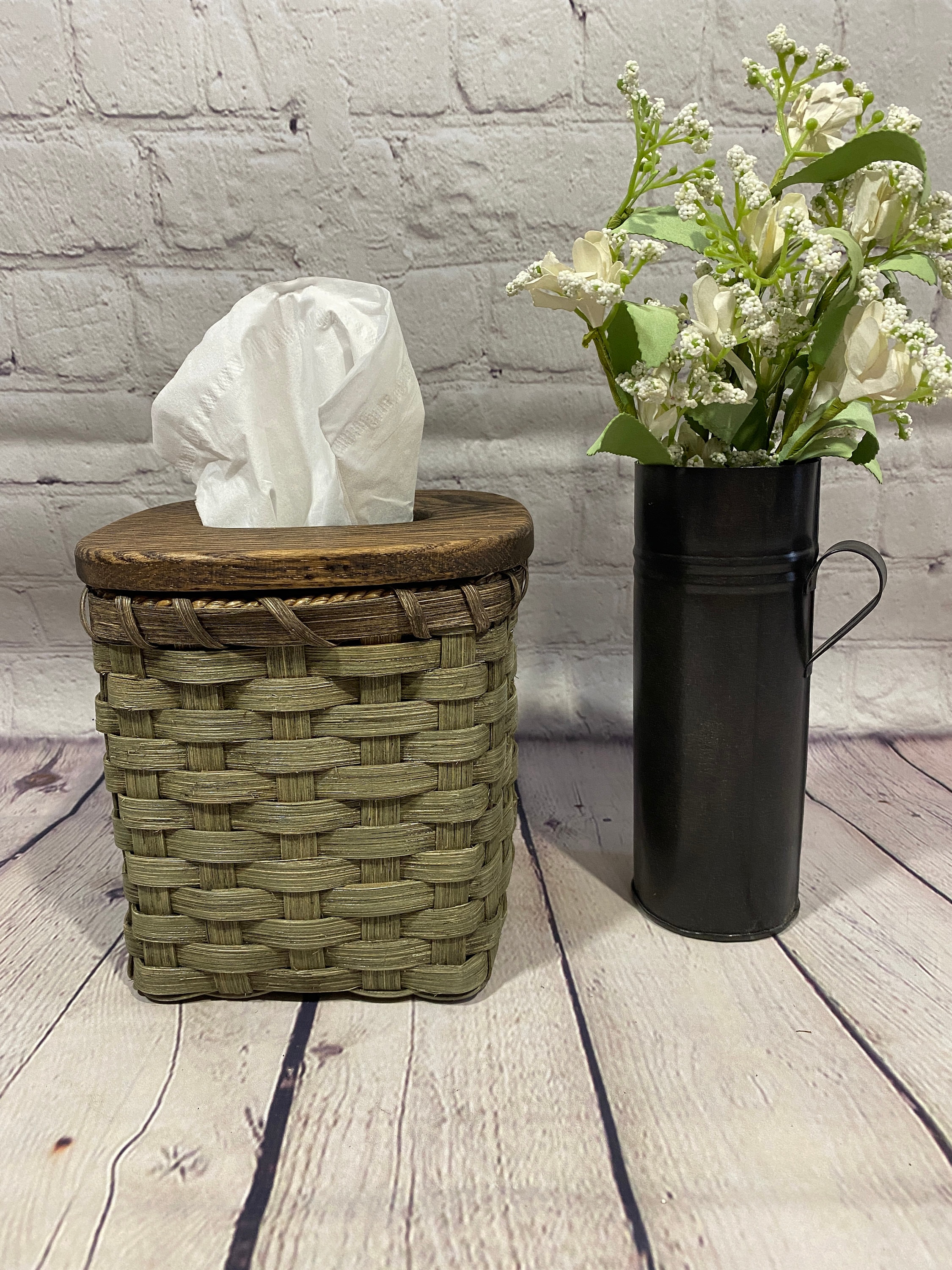 Tissue Basket /Tissue Cover/Tissue Box-Primitive Style | Etsy