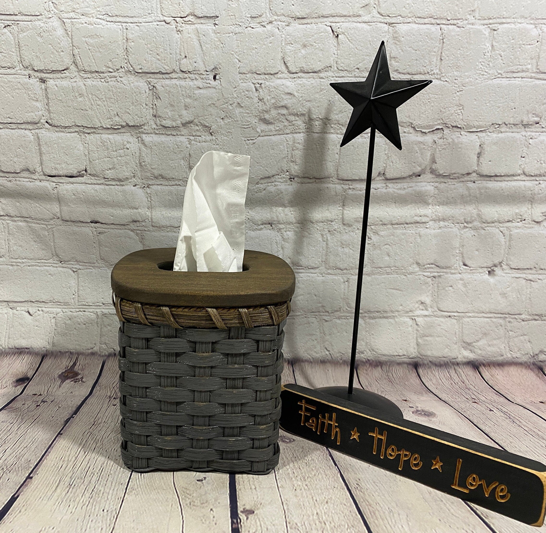 Tissue Basket /tissue Cover-tissue Box-primitive Style | Etsy