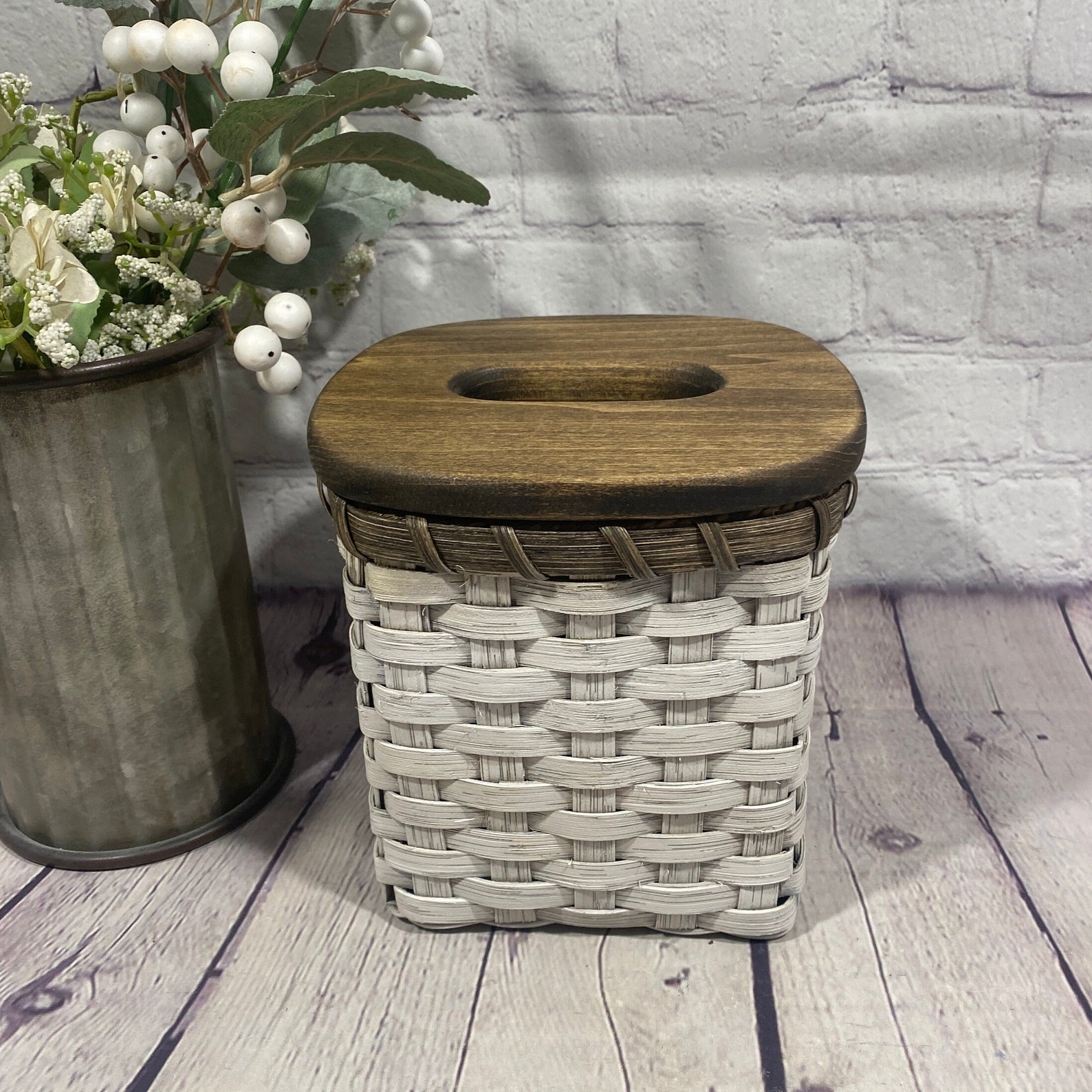 Tissue Basket /tissue Cover-tissue Box-primitive - Etsy