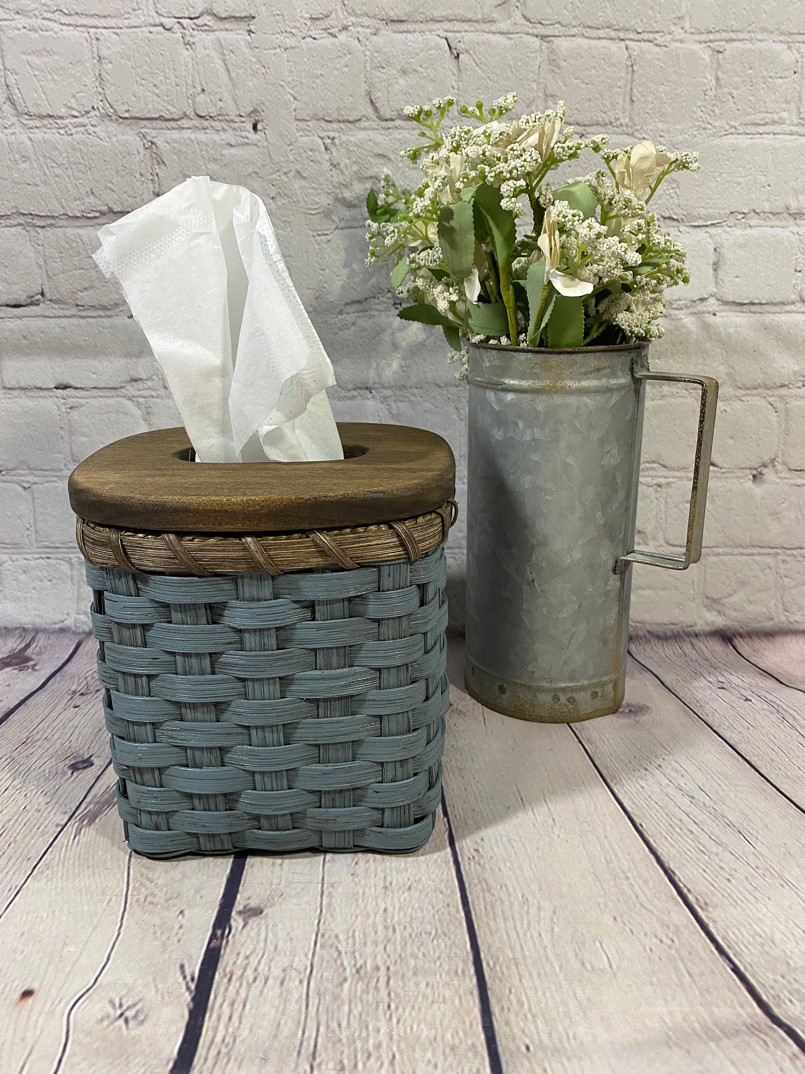 Tissue Basket /tissue Cover-tissue Box-primitive Style - Etsy