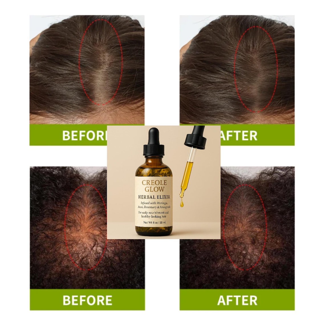 Herbal Infused Hair Growth Oil - Creole Glow, 1 Gallon Bulk - Etsy