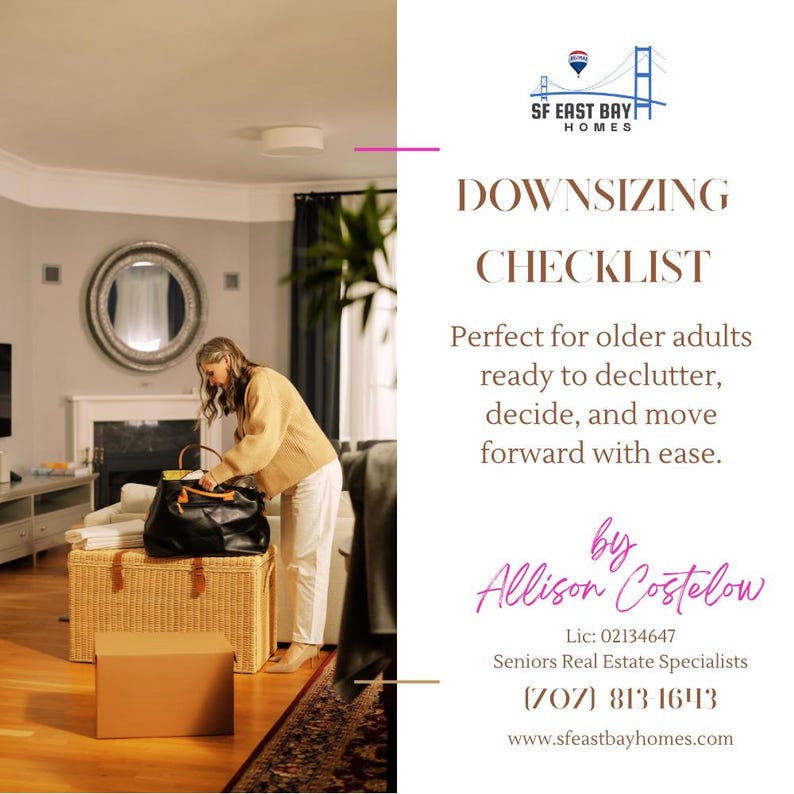 The Essential Downsizing Checklist for Seniors & Families - Etsy