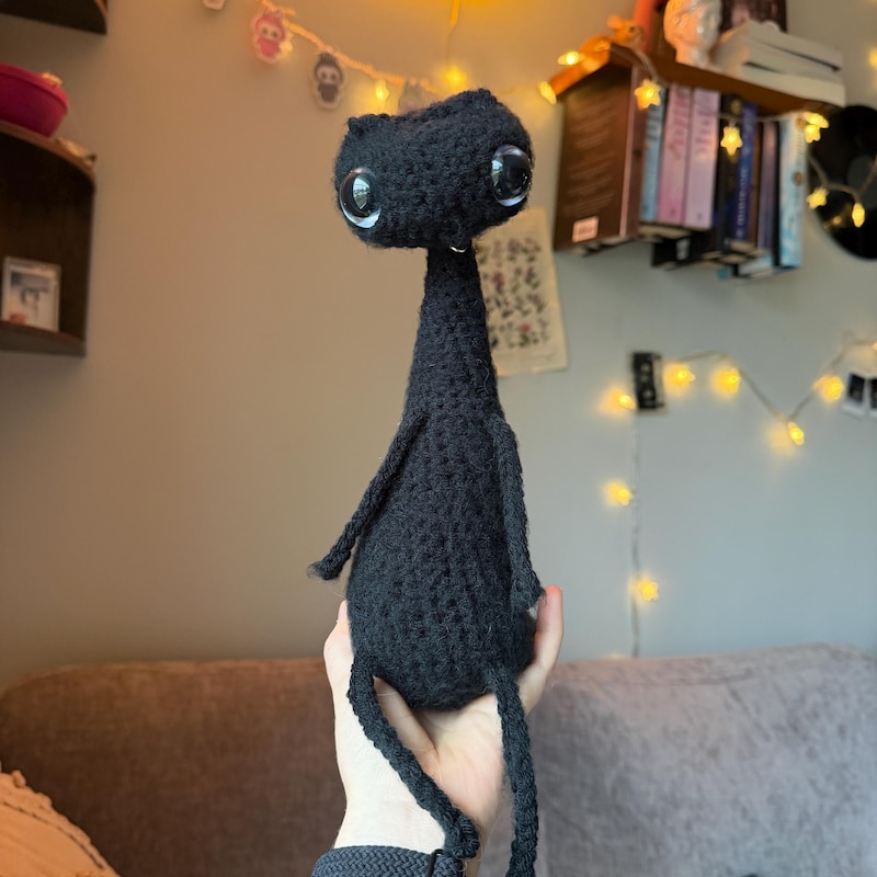 Ugly Crocheted Cat - Etsy