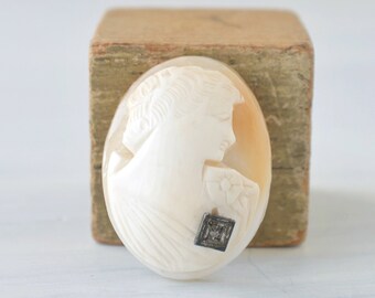 Natural Black Seashell Lady Cameos Engraved Ladies Figure - Etsy
