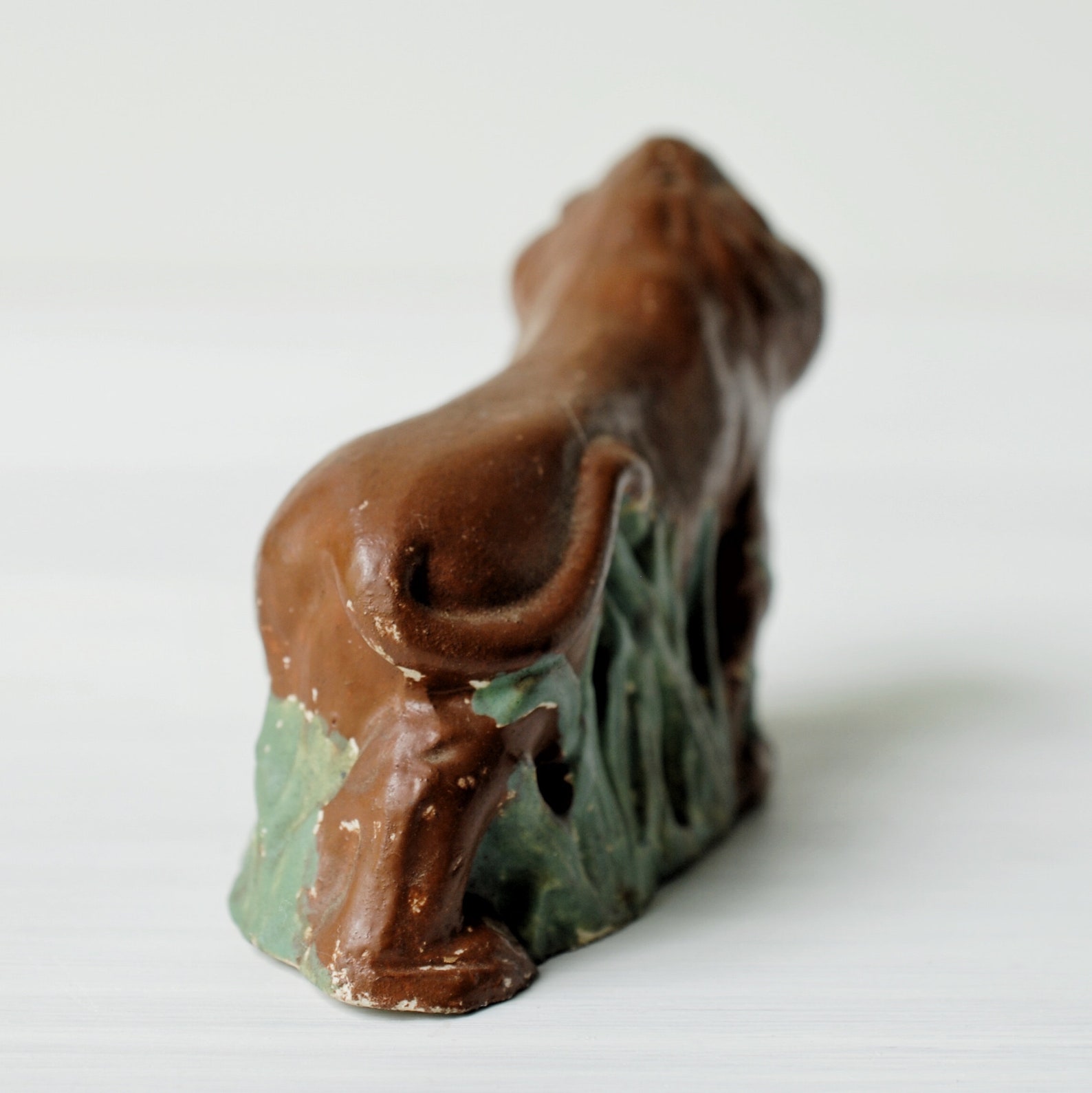 Vintage Numa the Lion, Tarzan Radio Show Plaster Figurine, 1932 Foulds ...