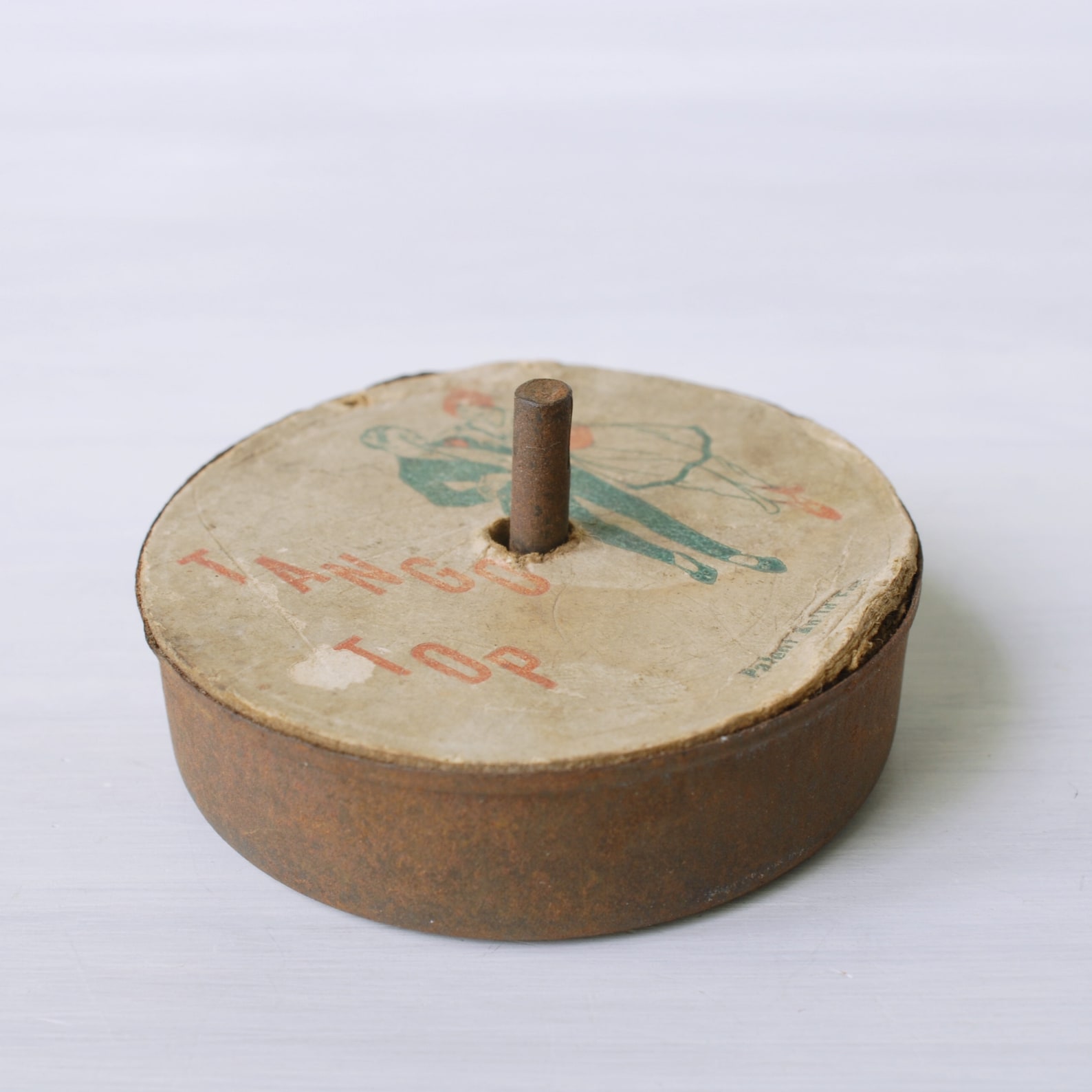 Antique Tango Top Spinning Top Metal Toy With 1910s Tango - Etsy