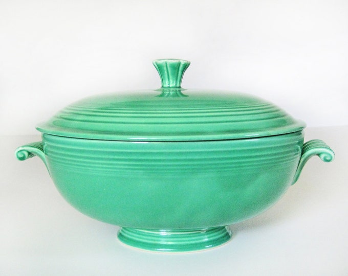 Fiesta Ware Casserole Dish in Original Green, Vintage Homer Laughlin ...