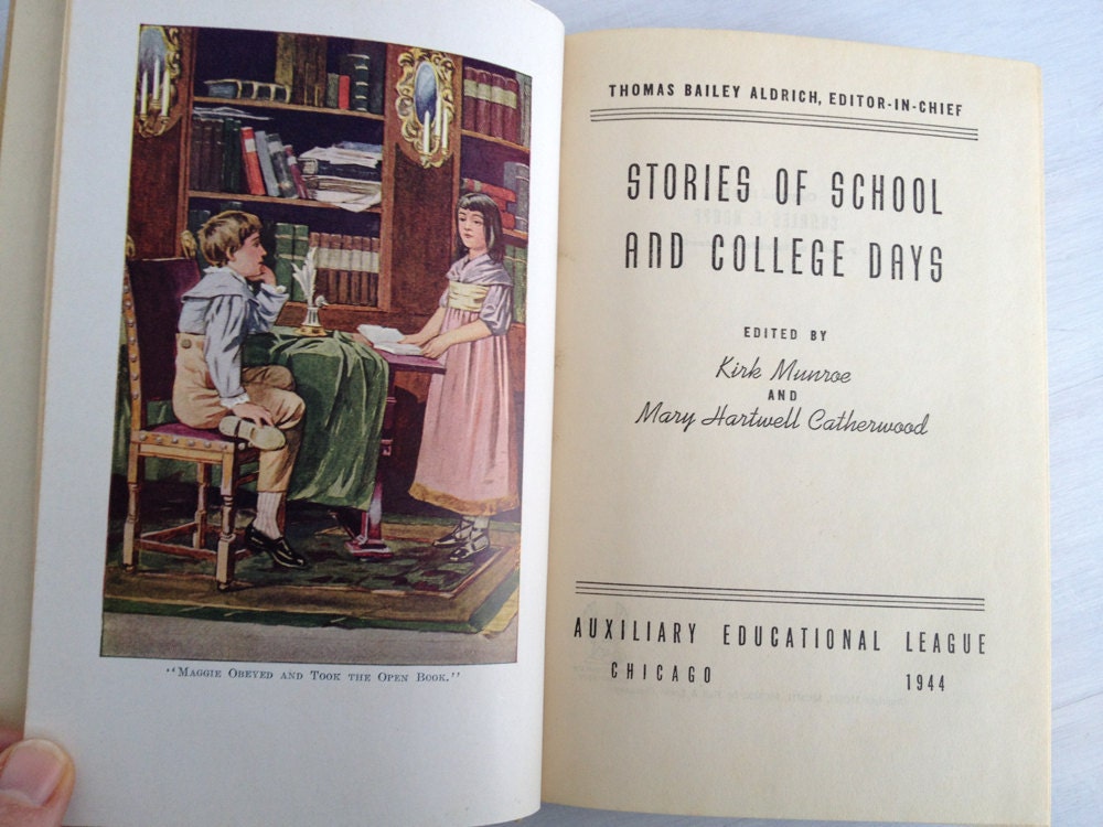 Stories of School and College Days, Young Folks' Library Series ...