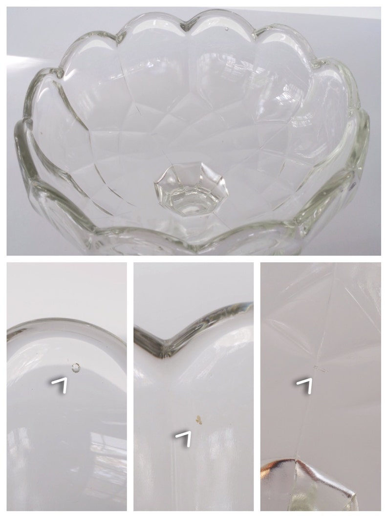 Antique Flint Glass Compote, Early American Pressed Glass, 1800s, EAPG ...