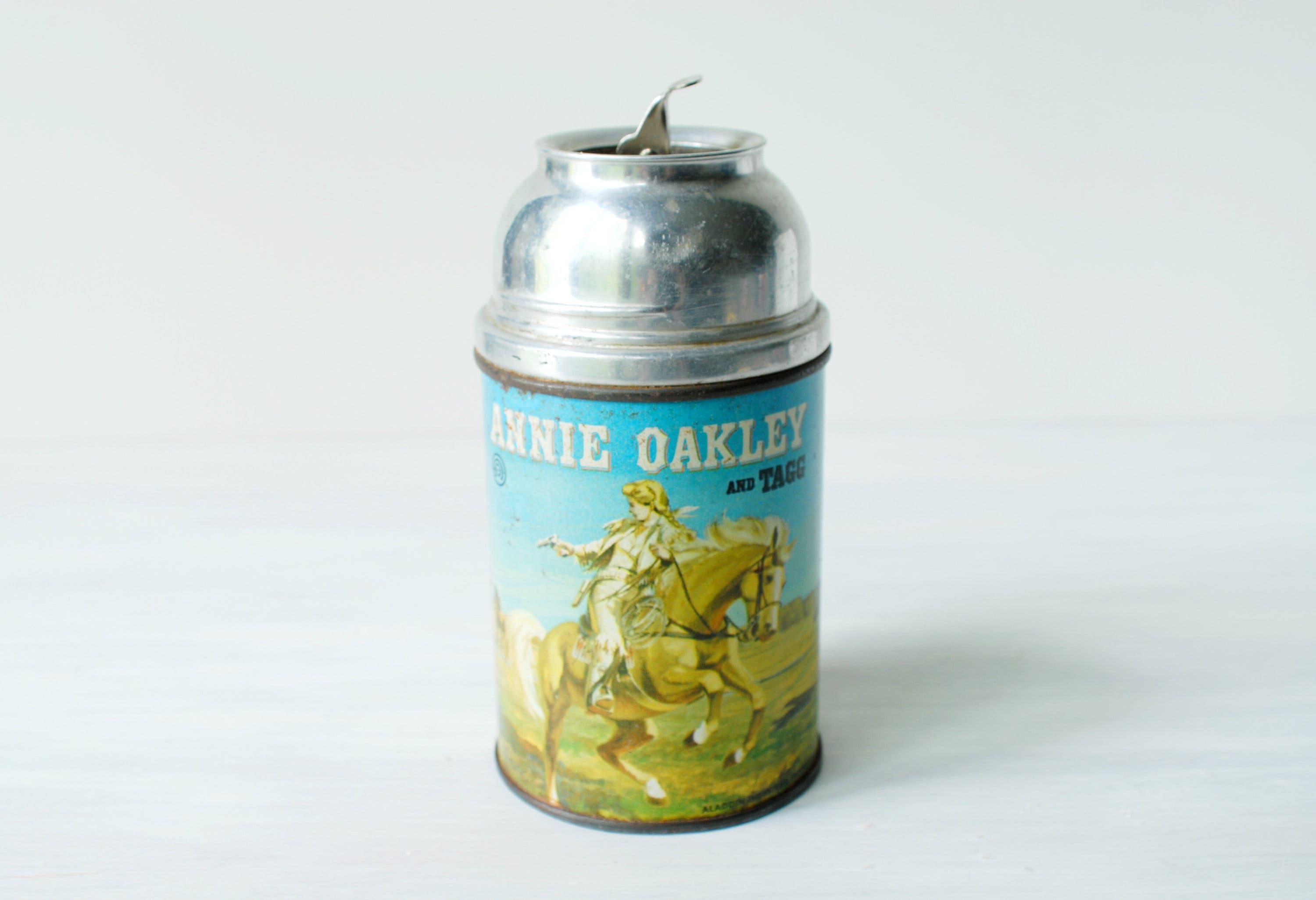 Vintage Annie Oakley and Tagg Thermos Lunchbox Bottle, 1955 Aladdin 8 ...
