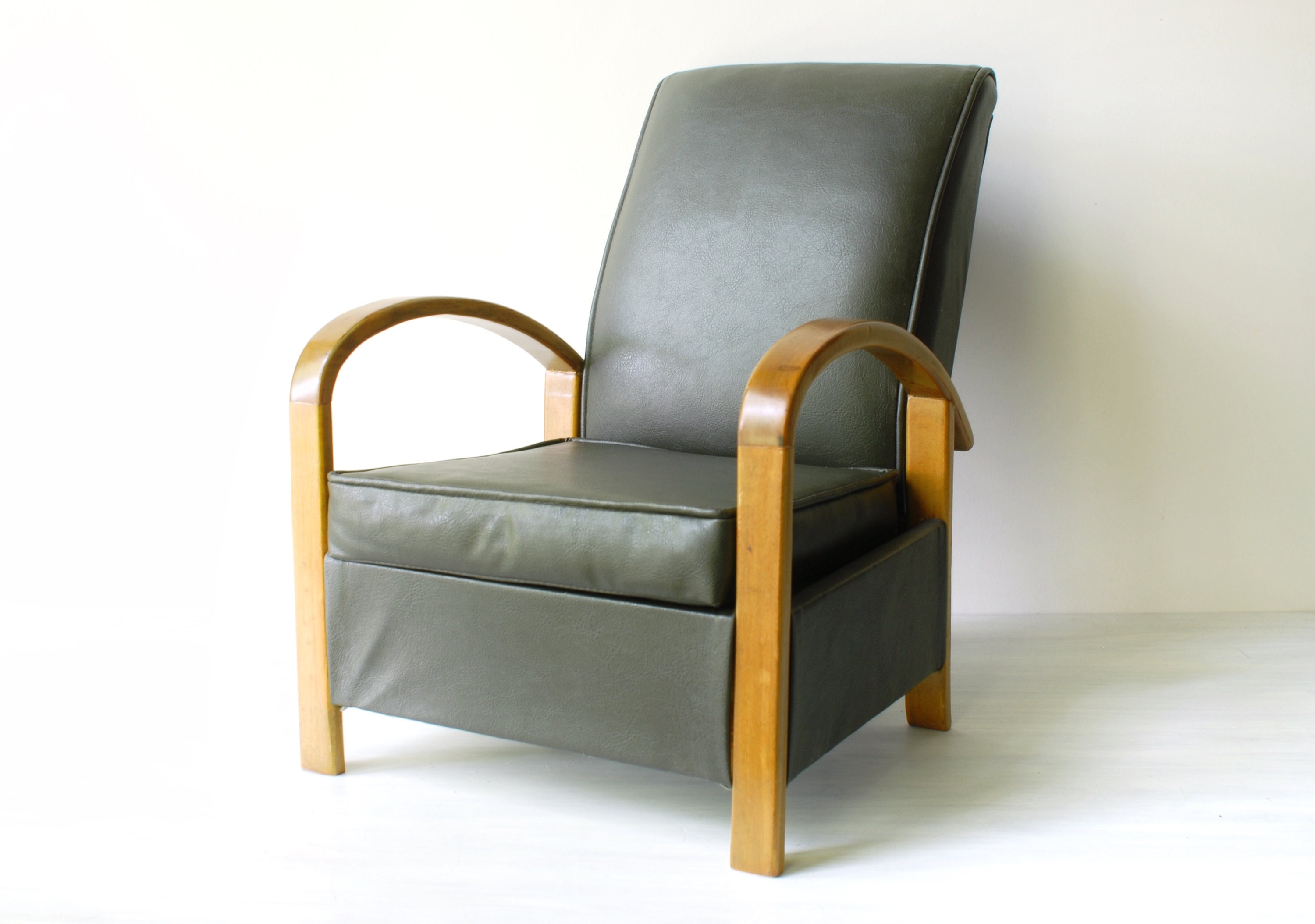 Vintage Salesman's Sample Chair, Art Deco Midcentury Modern Faux ...