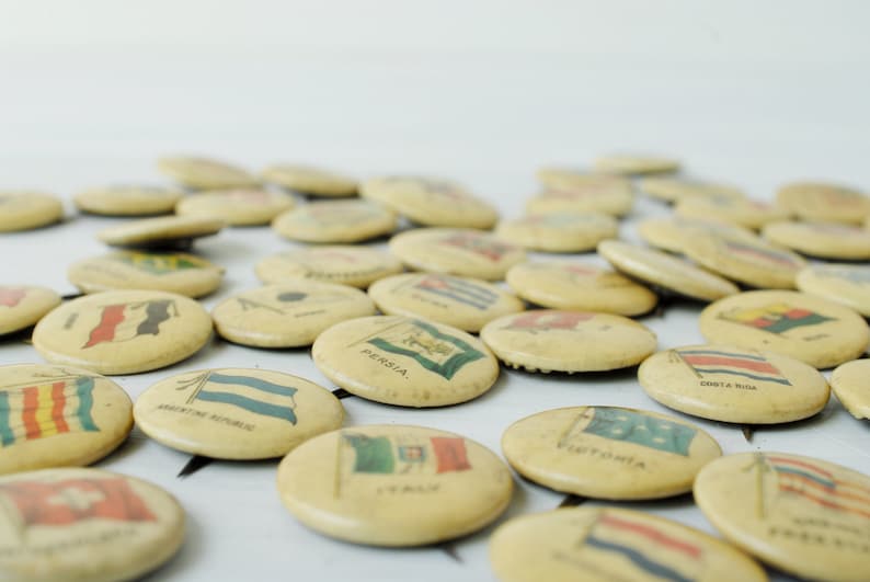 Antique China Flag Pin Chinese Sweet Caporal Country | Etsy