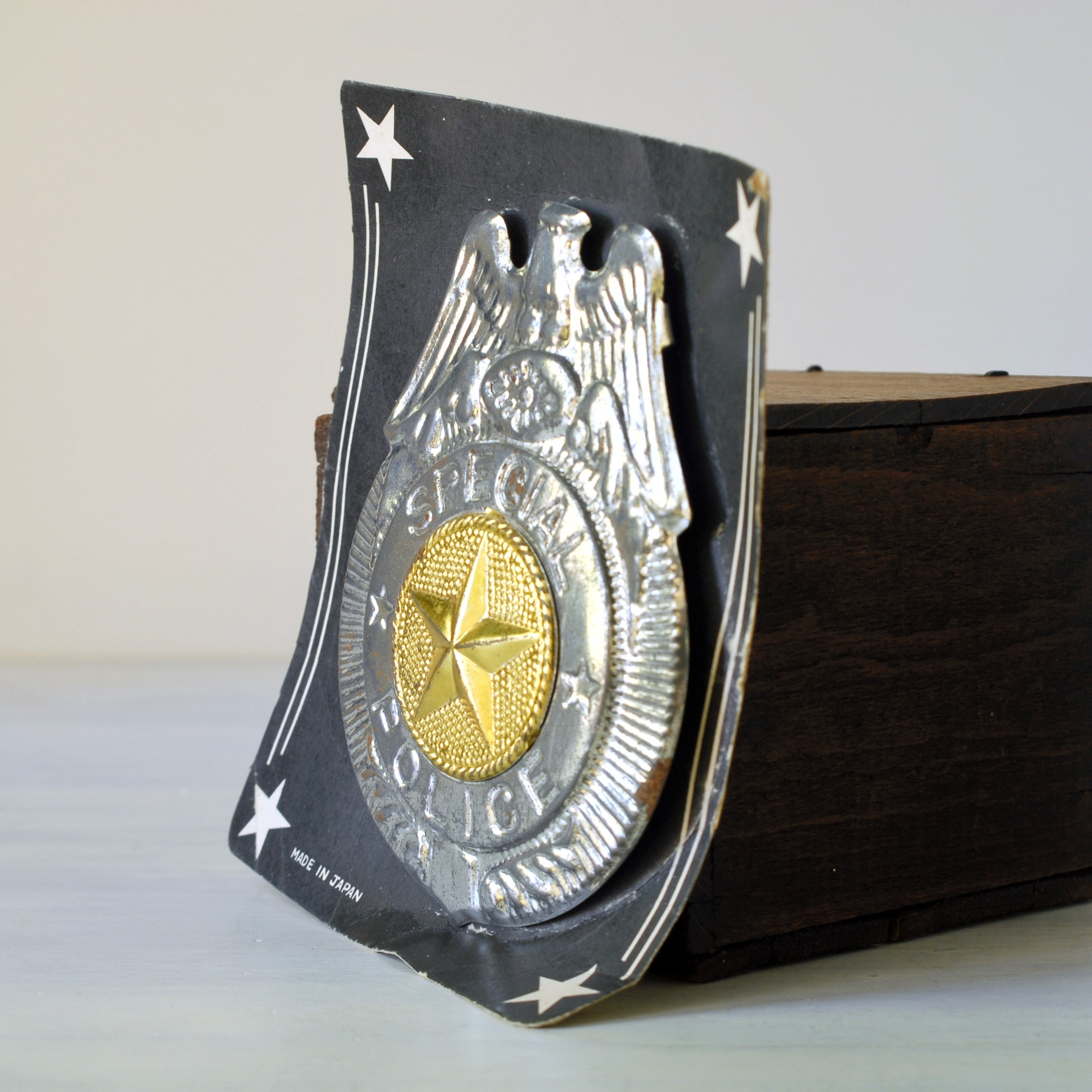 Vintage Special Police Tin Toy Badge, Large, Halloween Costume, Made in ...