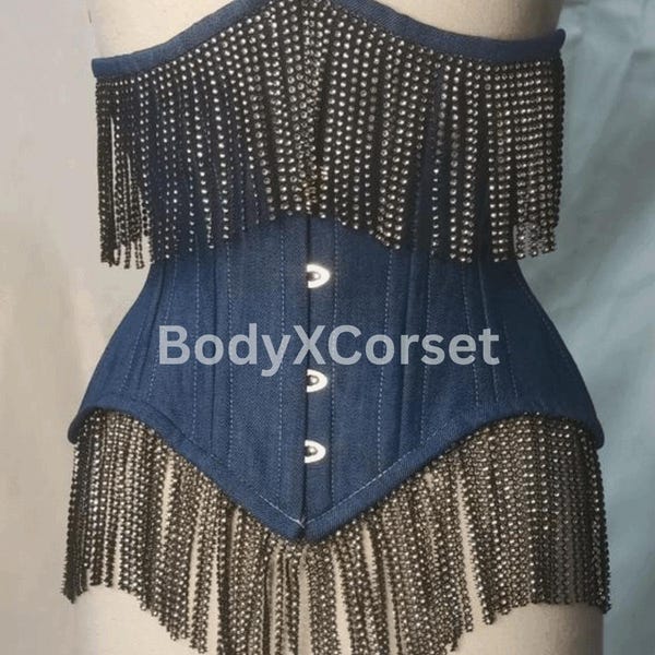 Rhinestone Corset - Etsy