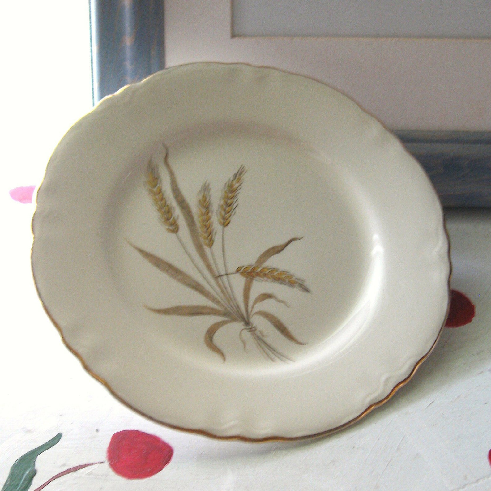VINTAGE PLATES WHEAT Pattern - Etsy