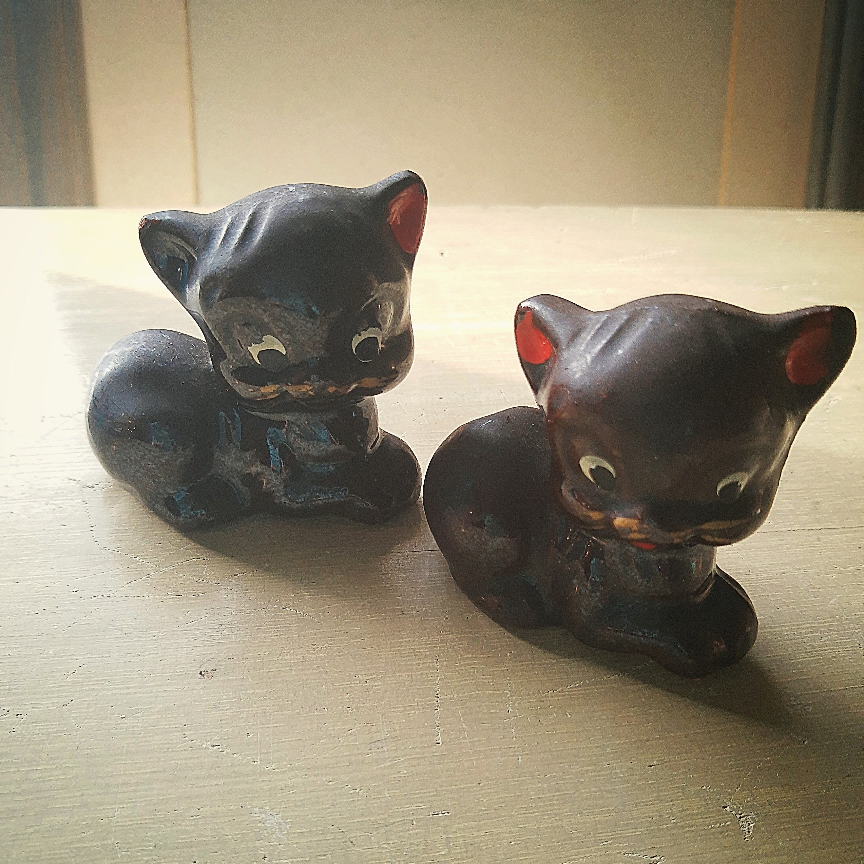 VINTAGE CAT FIGURE Set - Etsy