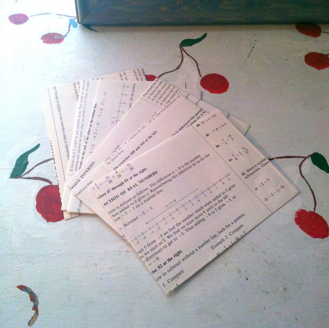 ENVELOPES MATH GEEK Set of Six - Etsy