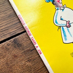 Curious George Takes a Job 1947 Scholastic Paperback - Etsy