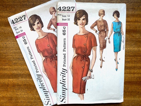UNCUT Simplicity 4227 Misses Size 12/14 Bust 32/34 | Etsy