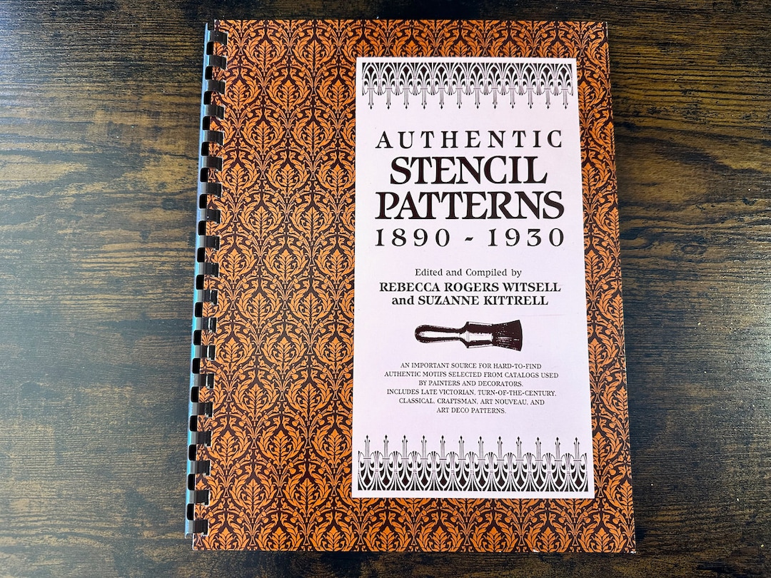 1985 *authentic Stencil Patterns 1890-1930* Compilation, Witsell ...