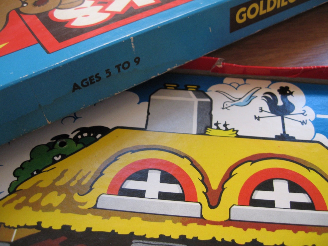 Goldilocks Vtg 1954 Cadaco-ellis Children's Board Game - Etsy
