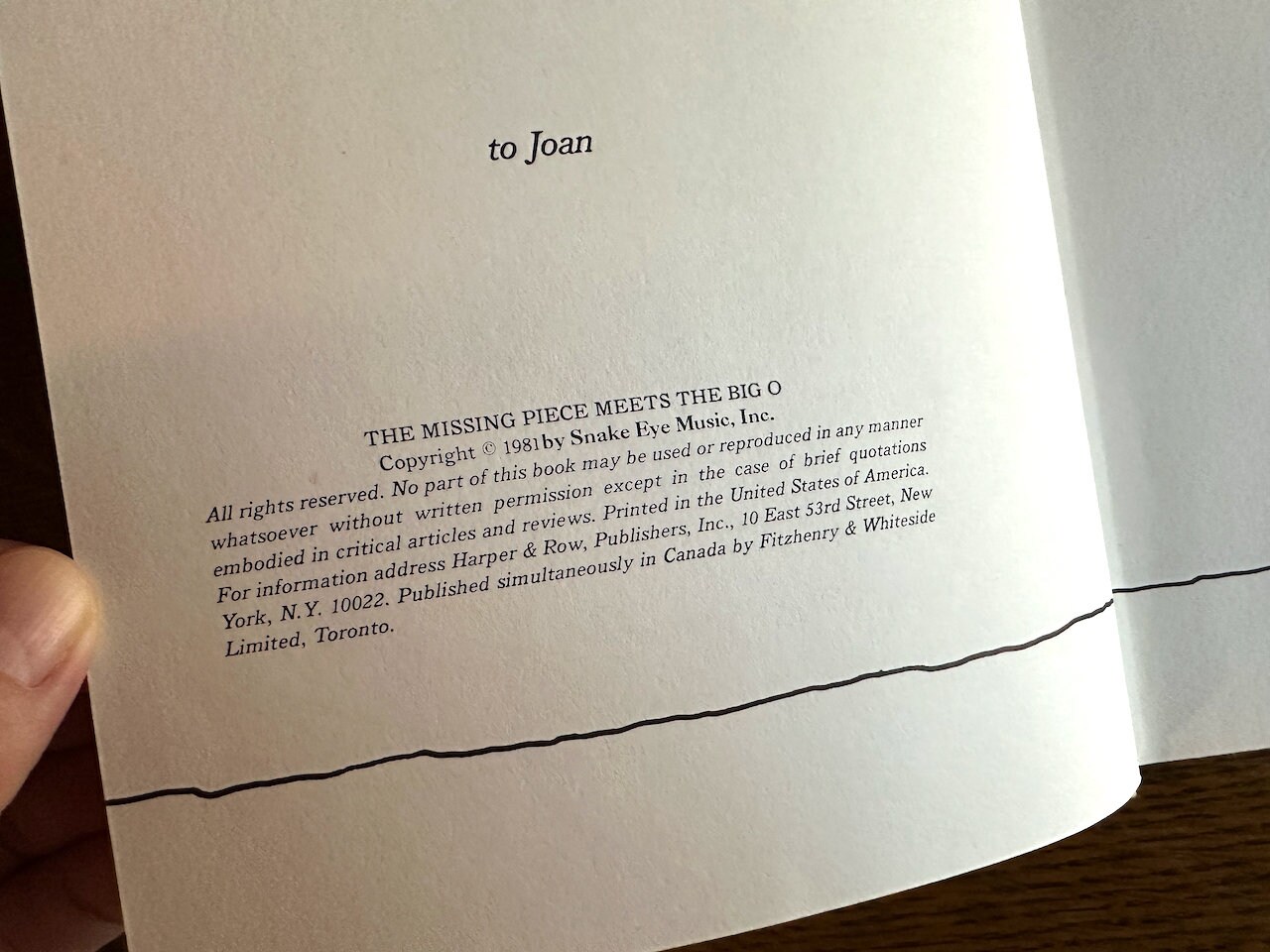 The Missing Piece Meets the Big O by Shel Silverstein, 1981 Hardback ...