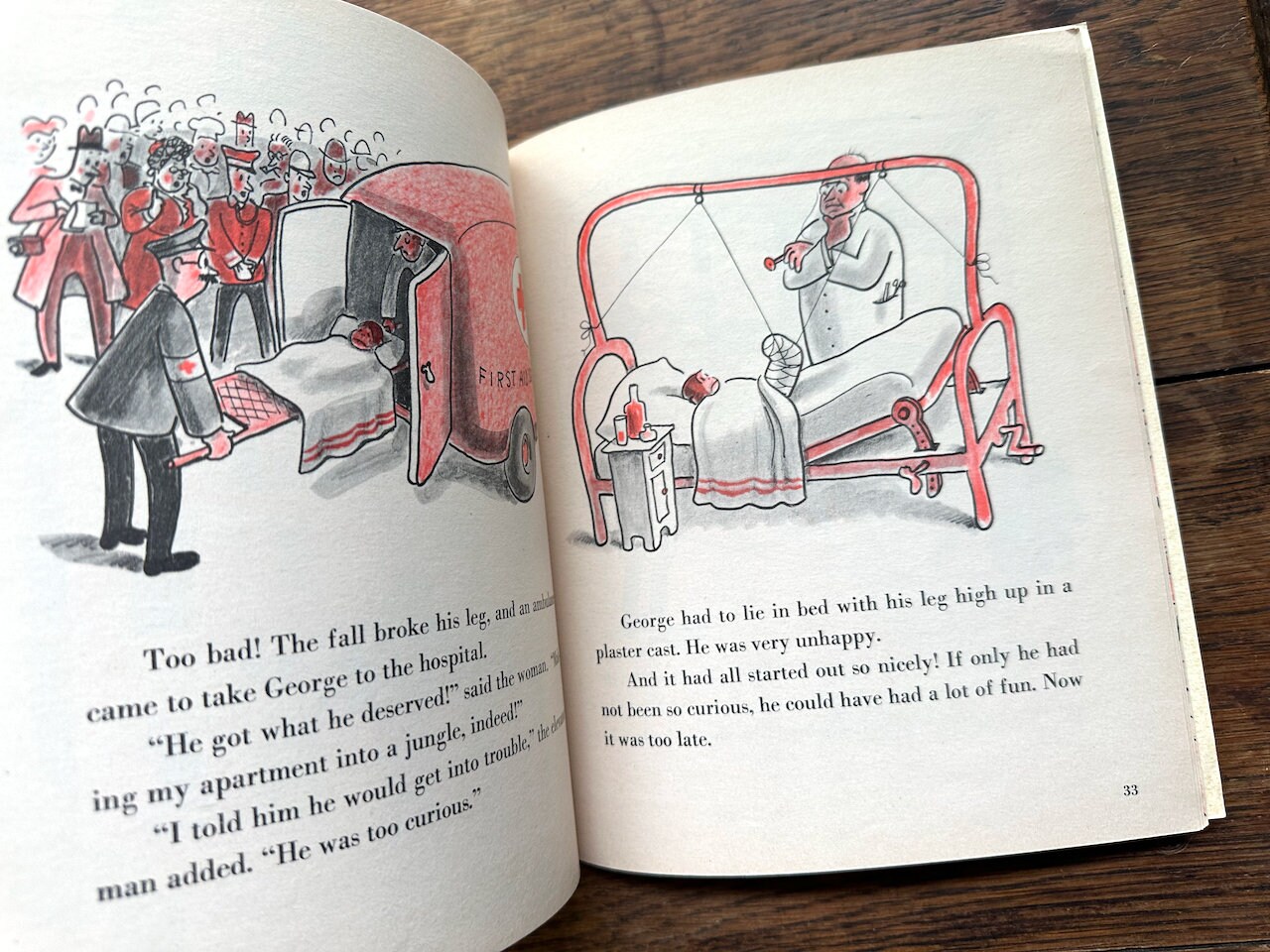 Curious George Takes a Job, 1947 Scholastic Paperback, Excellent ...