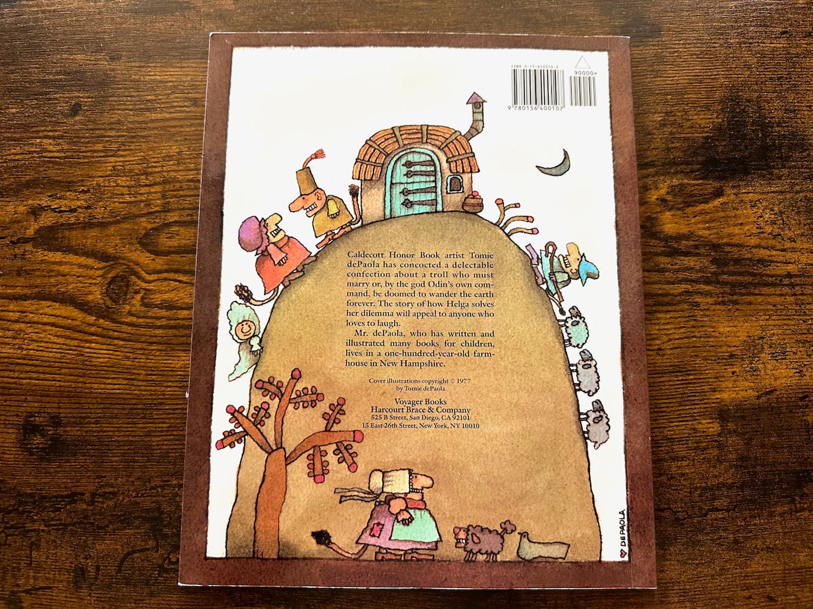 Helga's Dowry, A Troll Love Story, Book and Illustrations by Tomie ...