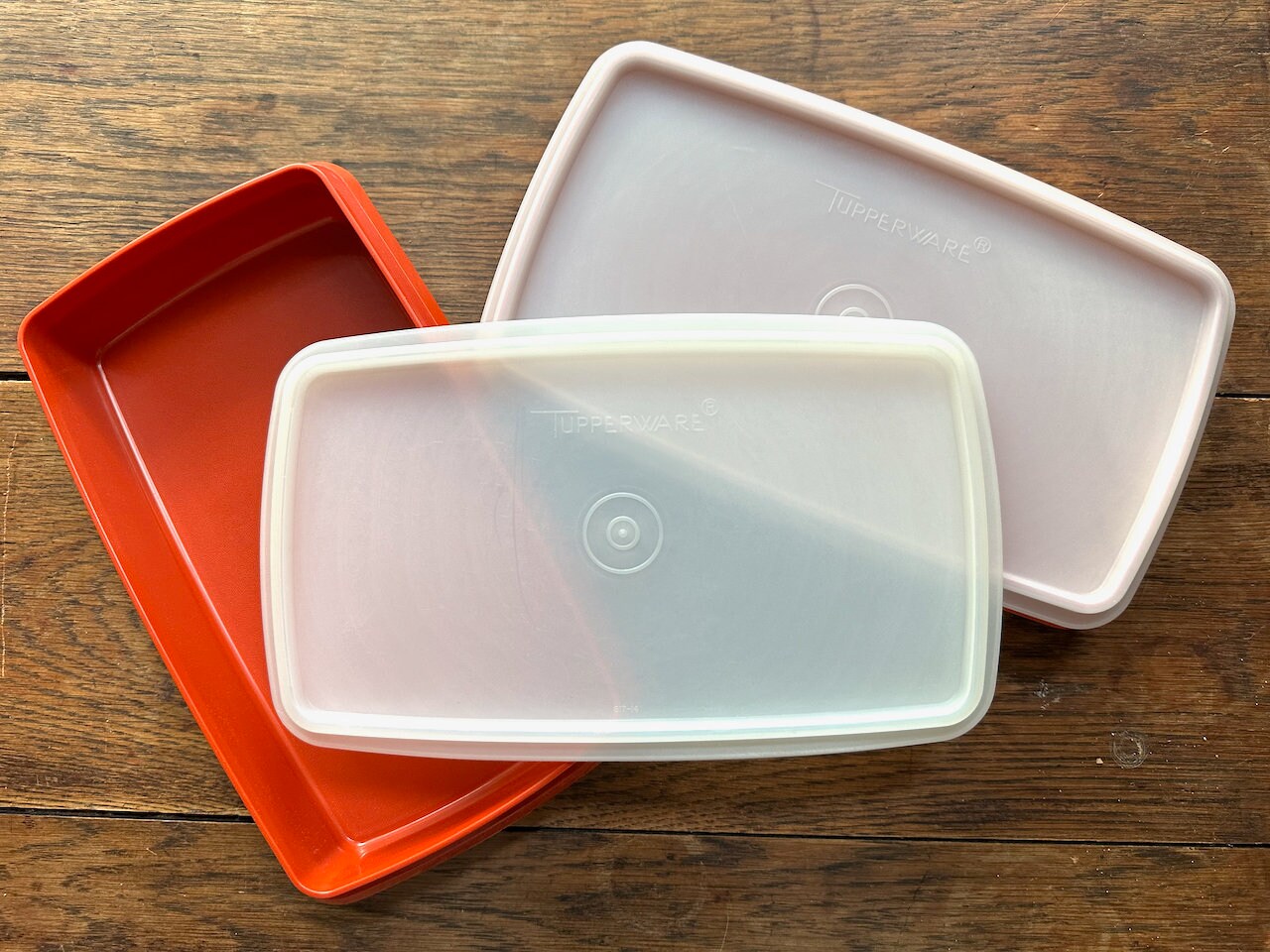 EXCELLENT Condition, Two Cold Cut Tupperware Containers, Paprika, Cold ...