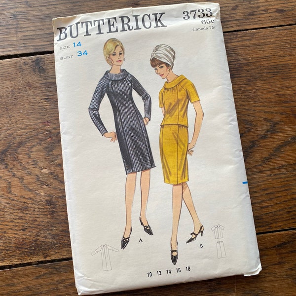 1965 Dress Pattern - Etsy