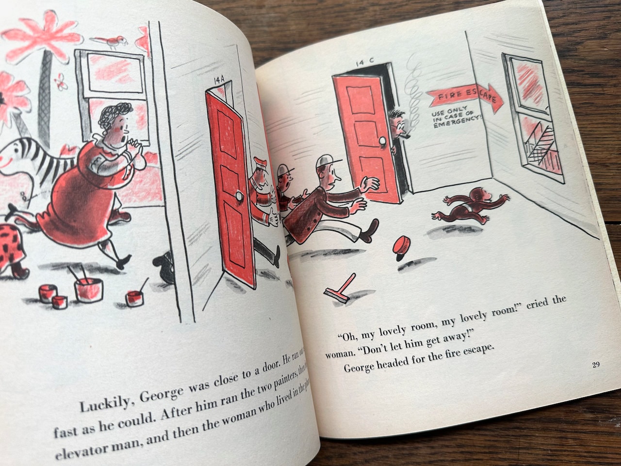 Curious George Takes a Job, 1947 Scholastic Paperback, Excellent ...
