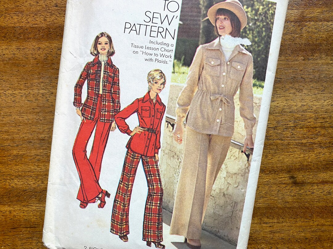 CUT/UNCUT Simplicity 5851, Size 18 Bust 40 Inch Misses, 1973 1970s ...