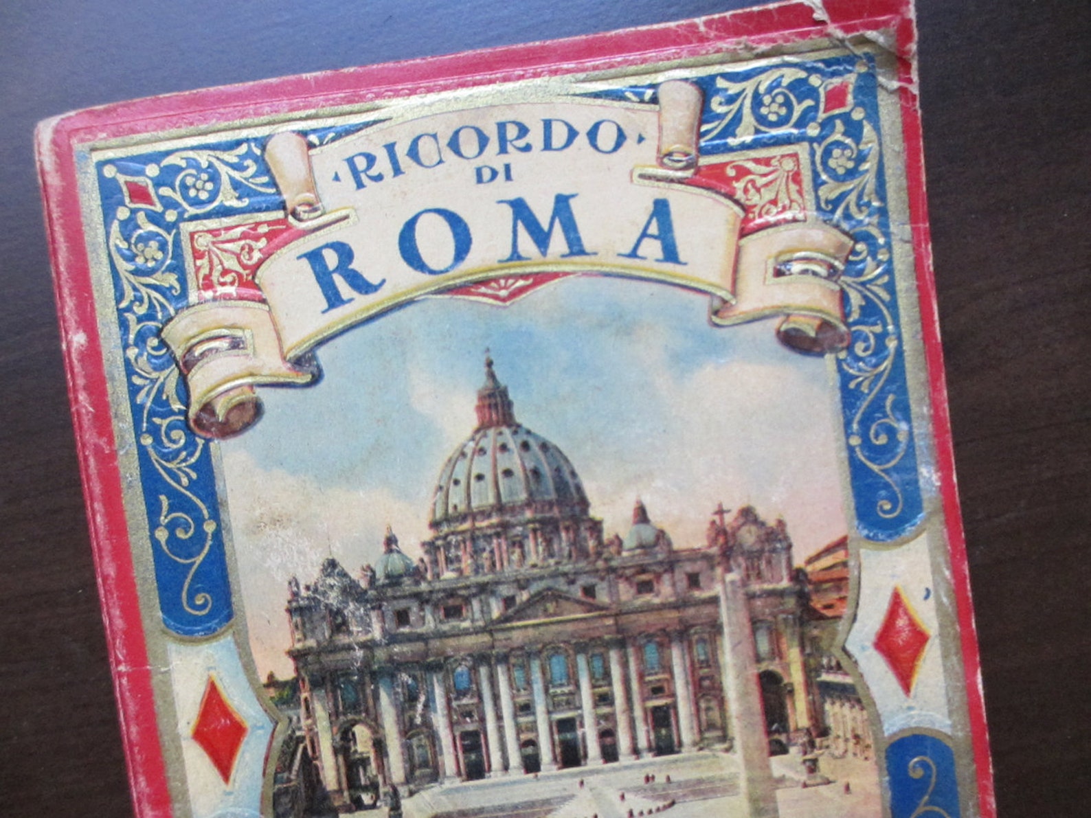 Ricordo Di Roma Guide, 1940s-1950s Postcard-size Photo Book, Accordion ...
