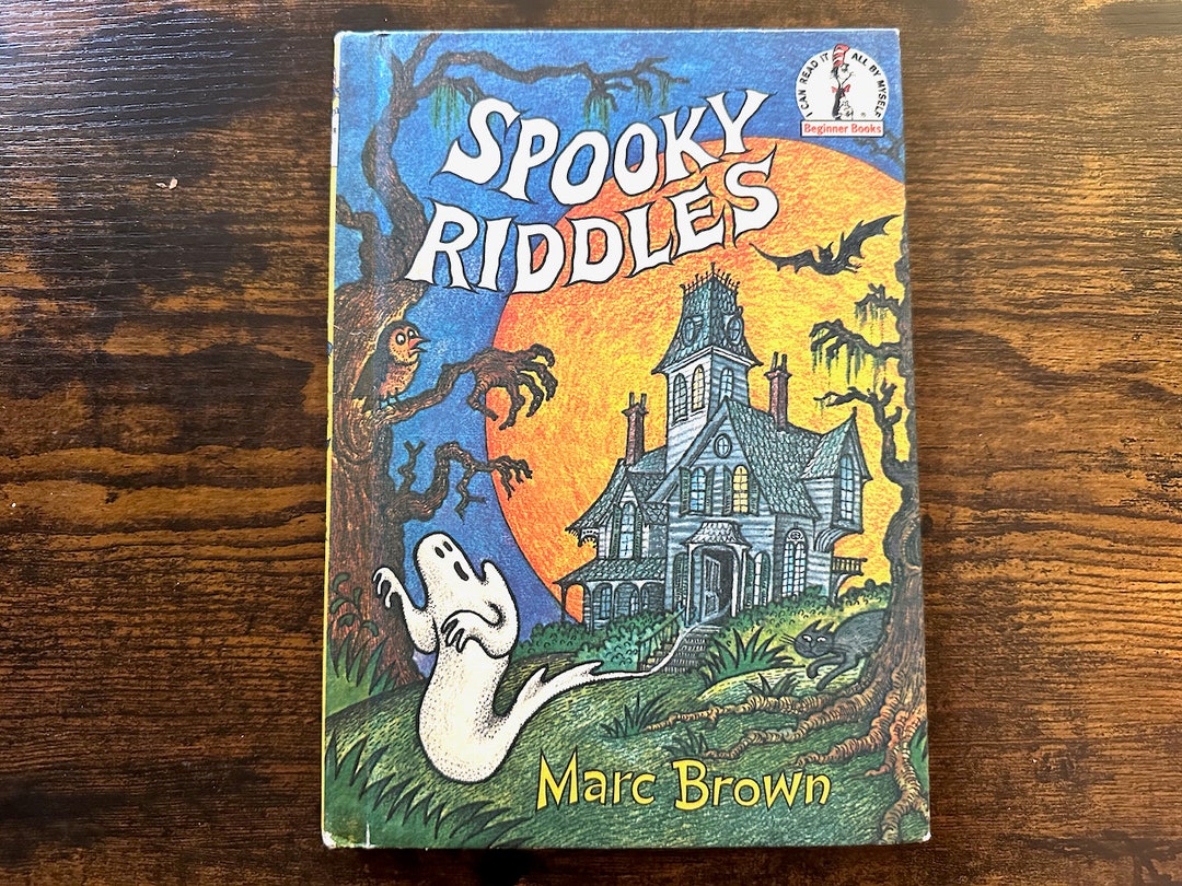 Spooky Riddles, Marc Brown, 1983 Beginner Books Hardback, Halloween ...