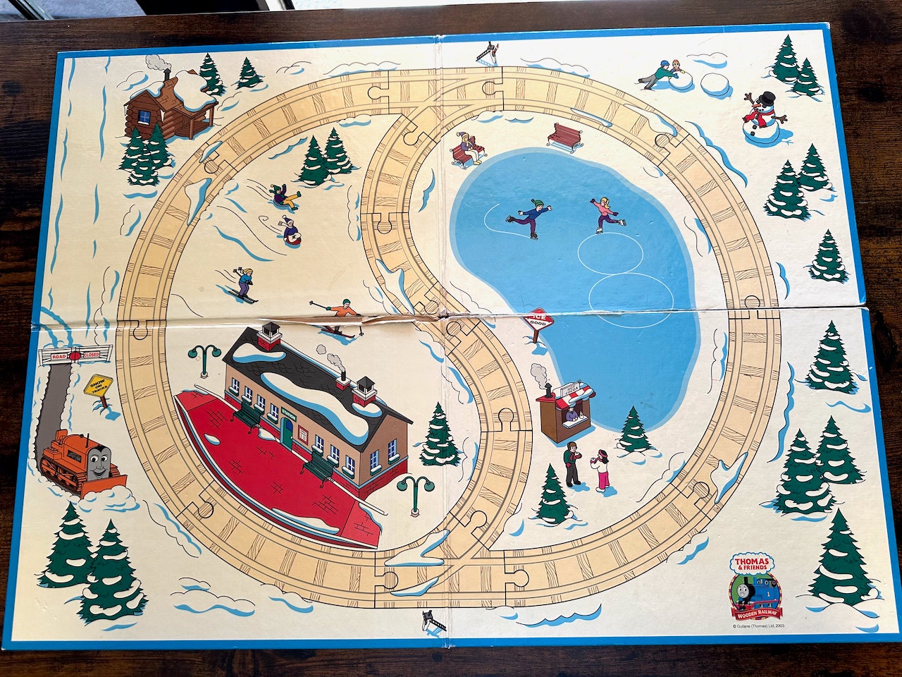Thomas and Friends Wooden Railway Winter/summer Foldable Train Track ...