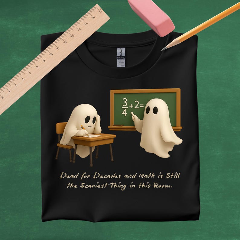 Ghost Math Classroom Clipart – Cute, Funny Halloween Ghosts With ...