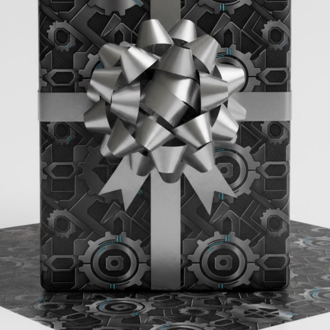 Industrial Gear Wrapping Paper for Men, Steampunk Mechanical Pattern ...